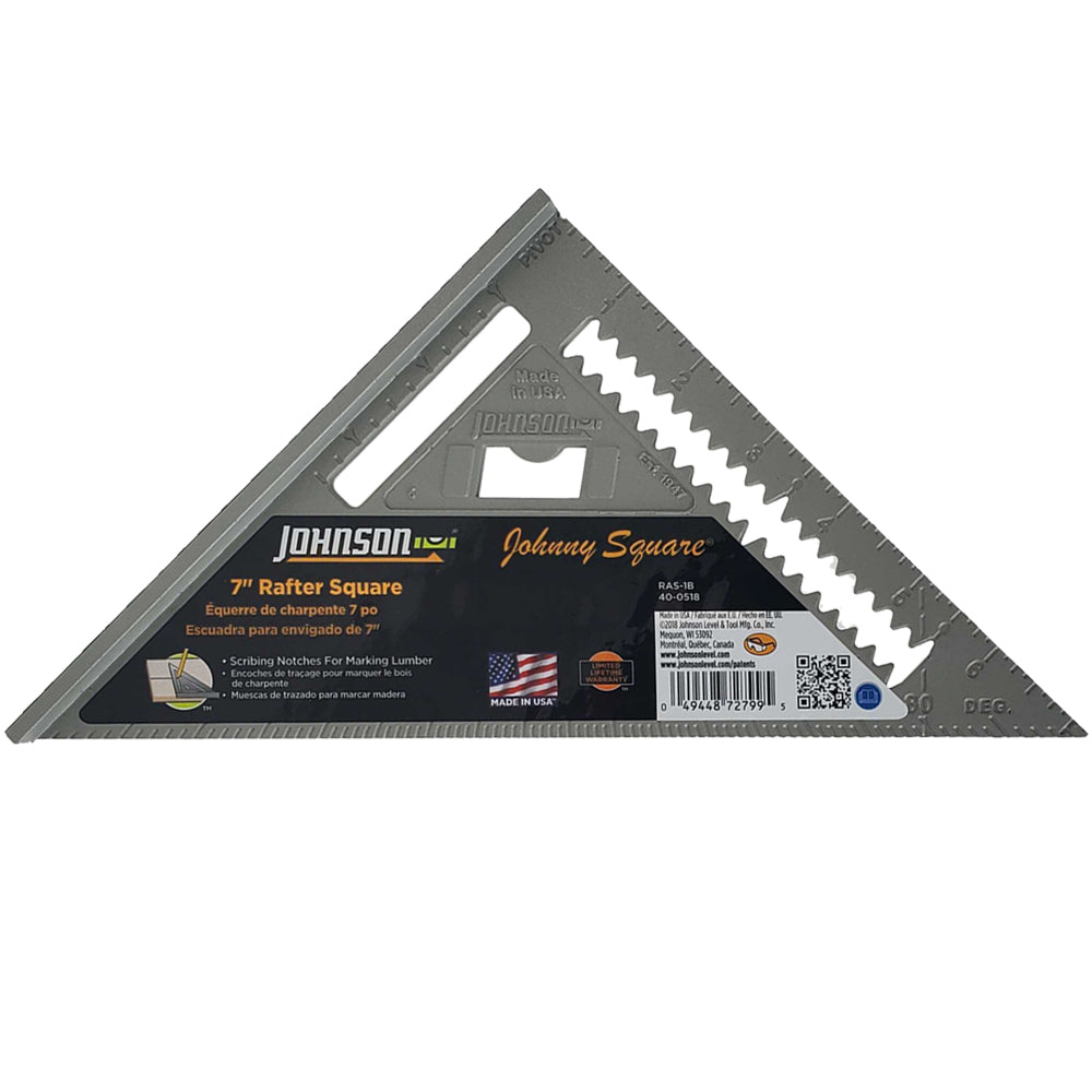 Buy Johnson 7" Aluminum Rafter Angle Square | P-Rex Hobby | 49448727995