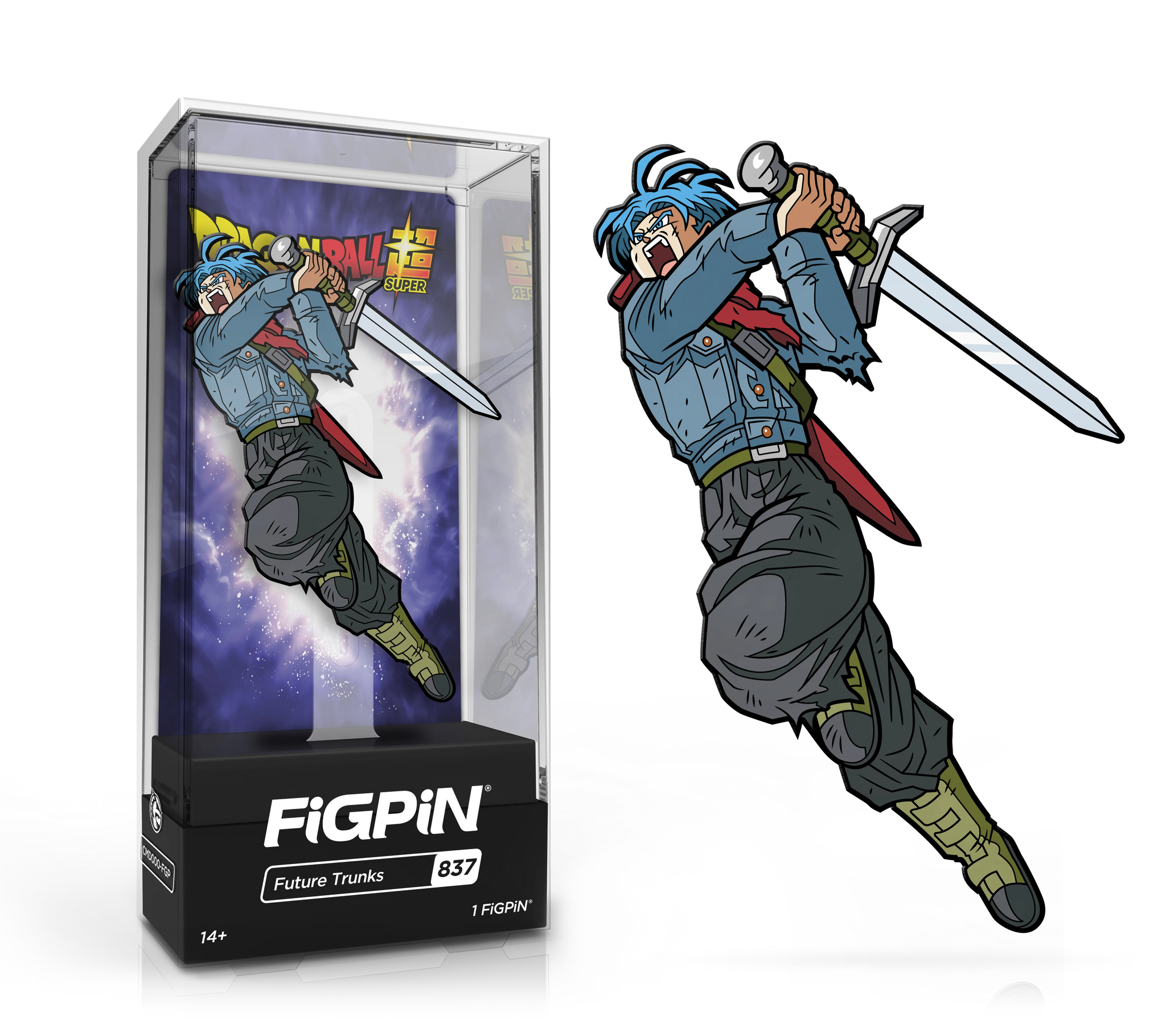FiGPiN Dragon Ball Super, Future Trunks (837-WS) (810090370422) | P-Rex ...