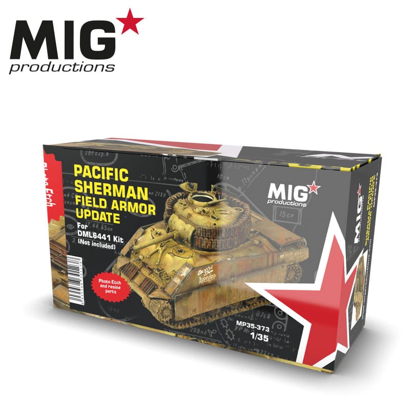 MIG 1/35 Pacific Sherman Field Armor Update Accessory (8435568301238 ...