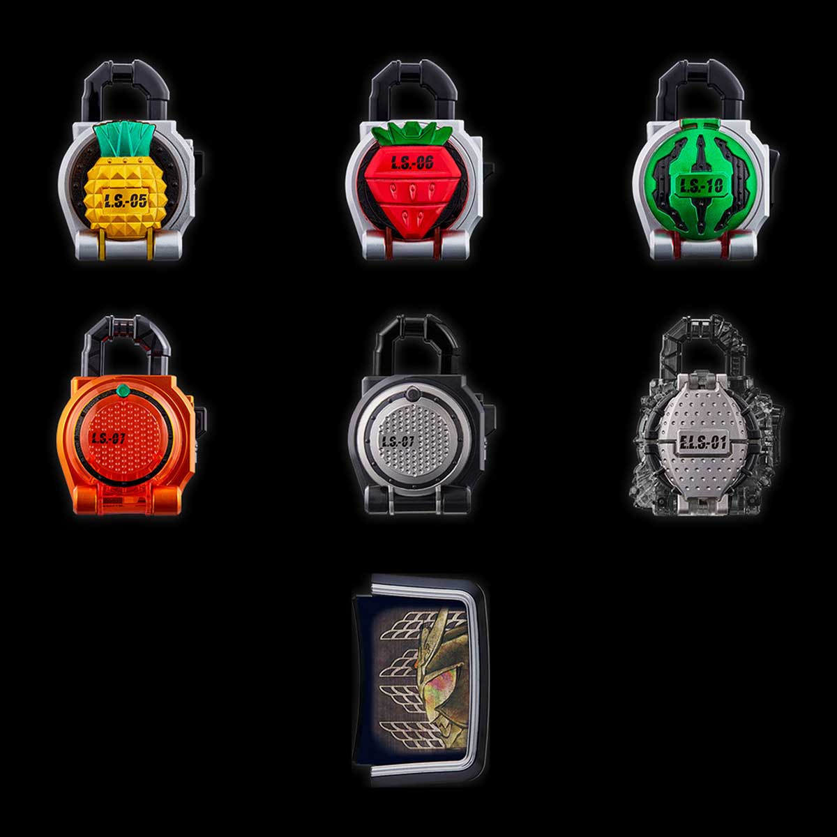 Bandai CSM Gaim Lockseed Set 'Kamen Rider' (4549660586128) | P-Rex Hobby