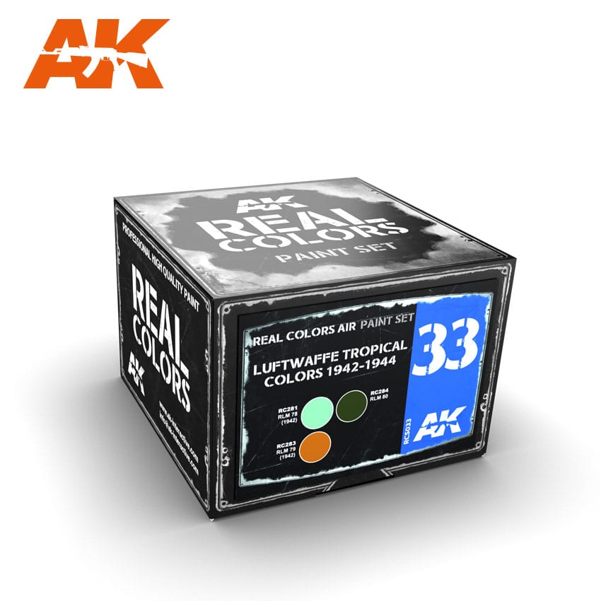 AK Interactive Real Colors Luftwaffe Tropical Colors 1942-1944 ...