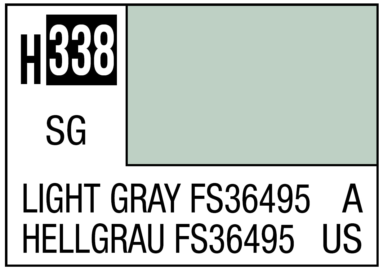 Mr. Hobby Mr. Color 338 Light Gray FS36495 Semi-Gloss 10ml | P-Rex ...