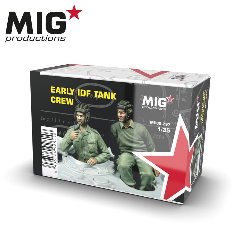 MIG 1/35 Early IDF Tank Crew Figure (8436564928146) | P-Rex Hobby